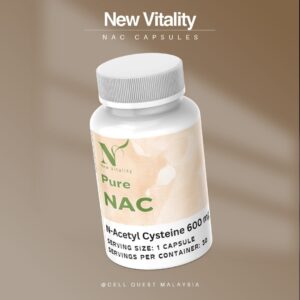 N-Acetyl Cysteine (NAC) Capsules 600mg Support Detox, Immunity & Lung ...